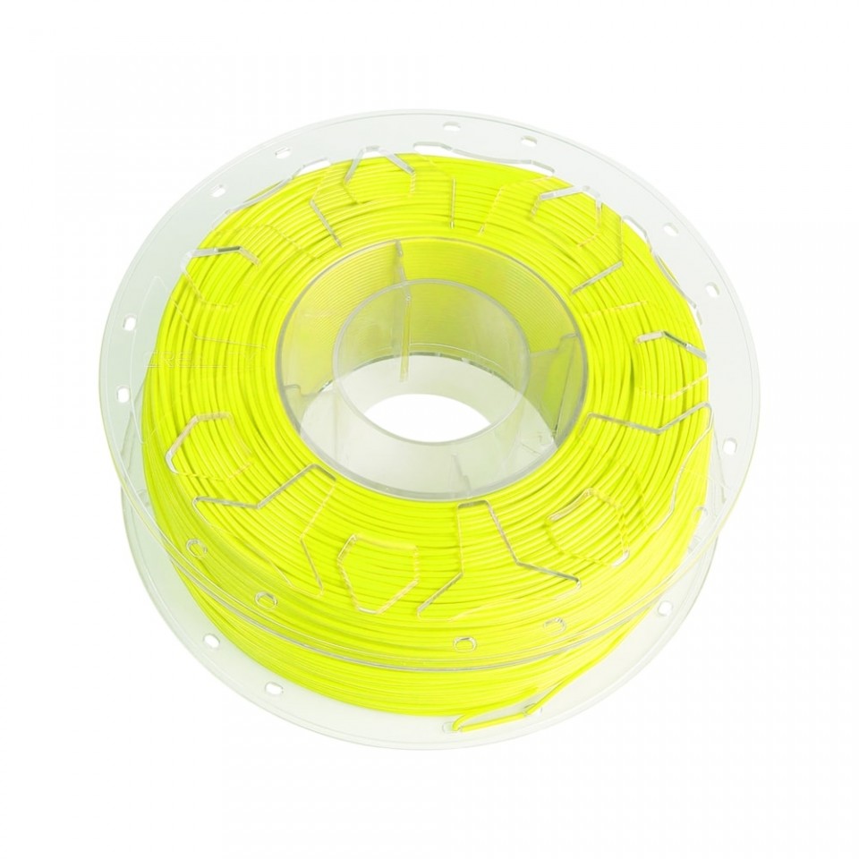 Filamento PLA-CR Creality para Impressora 3D Amarelo Fluorescente ...