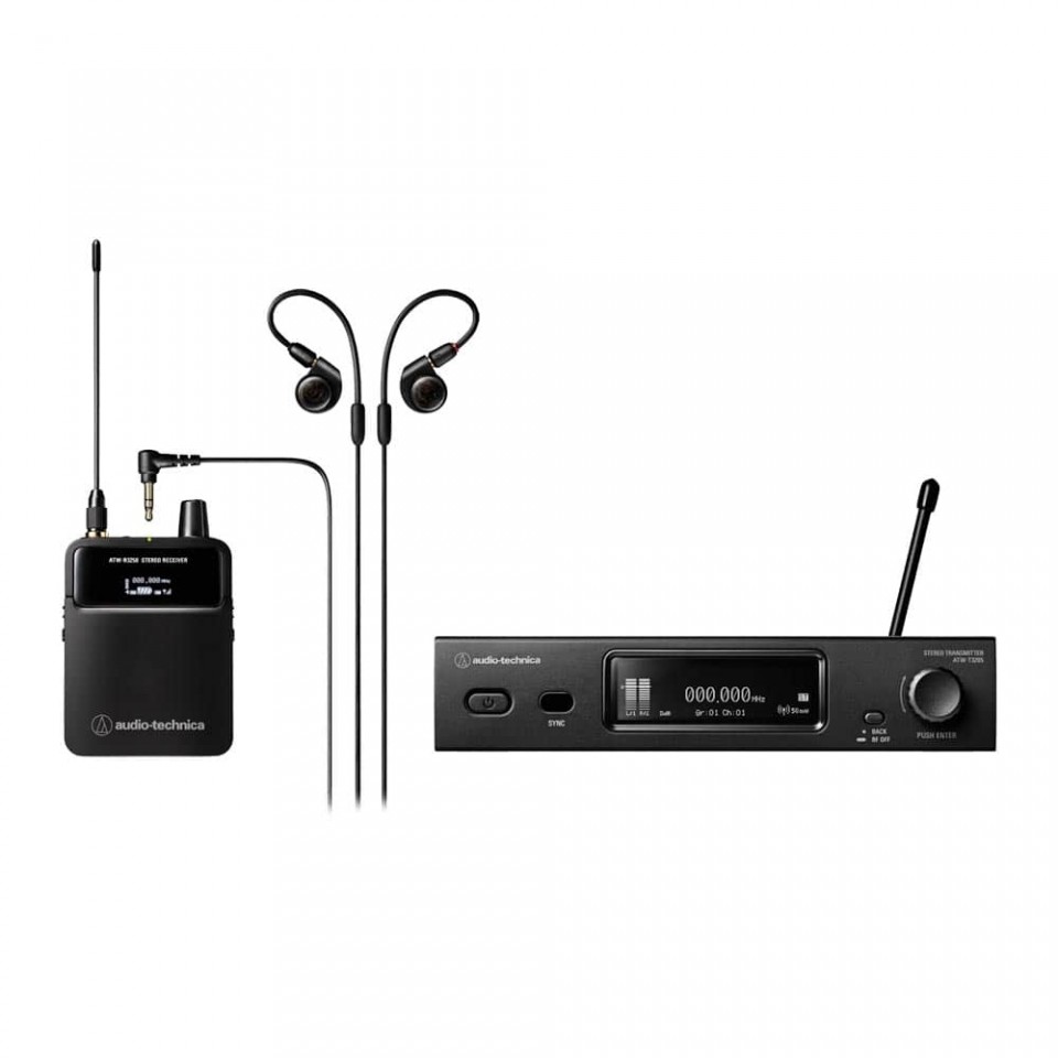 Sistema de Monitor Sem Fio Audio-Technica ATW-3255DF2 In-Ear Série 3000 ...